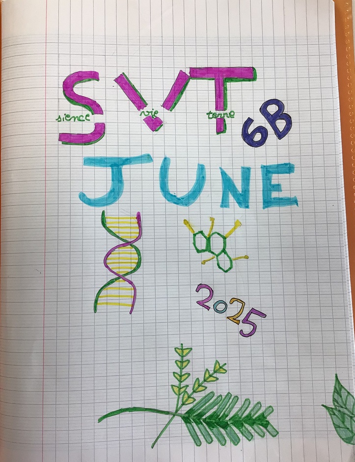 Page de garde SVT suite | Collège PAUL VALERY
